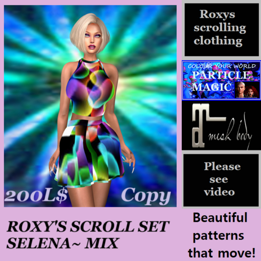 Second Life Marketplace - ROXY'S SCROLL SET SELENA~ MIX